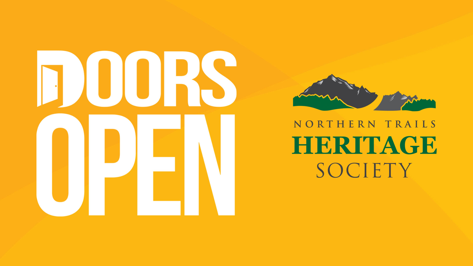 Doors Open - Northern Trails Historical Society